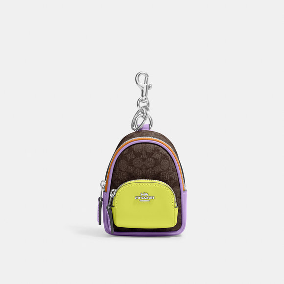 Coach | Accessories | Nwt Coach Outlet Mini Court Backpack Bag Charm In ...
